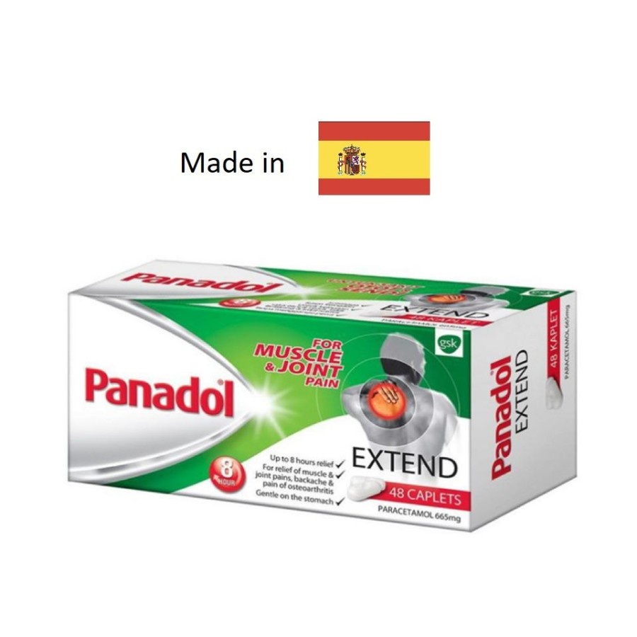 Jual Panadol Extend Muscle & Joint 48 Caplets | Shopee Indonesia