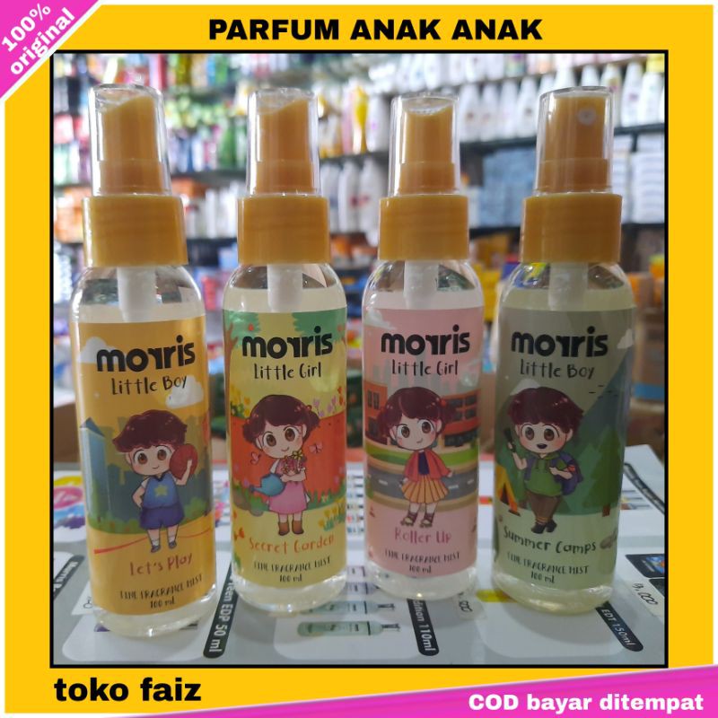 Jual Parfum Morris Anak Anak Cewek Cowok Little Girls Body Mist Spray ...