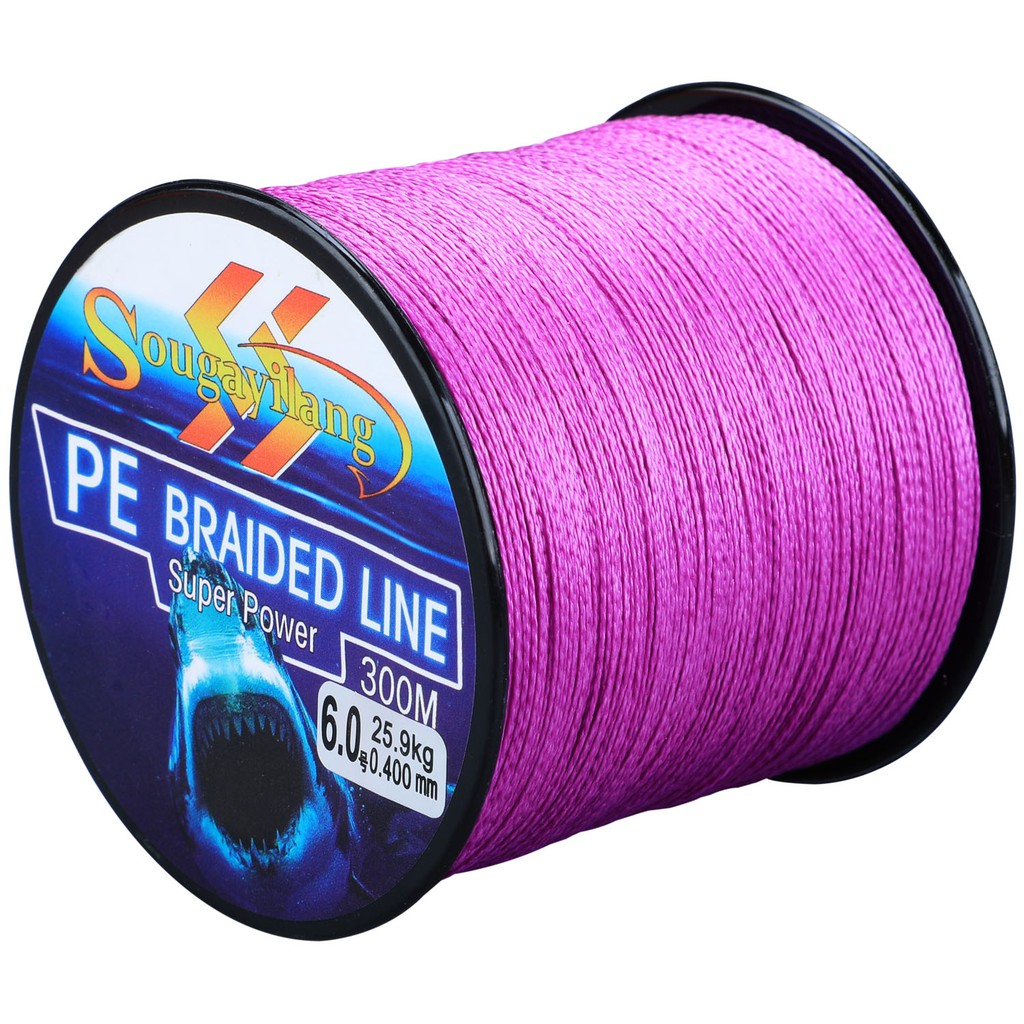 Jual Sougayilang 300M 6 Colors PE Fishing Line Pancing Senar X4 Senar ...