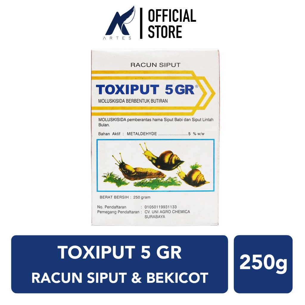 Jual TOXIPUT 5 GR Racun-Pembasmi Moluskisida Hama Siput Babi-Lintah ...