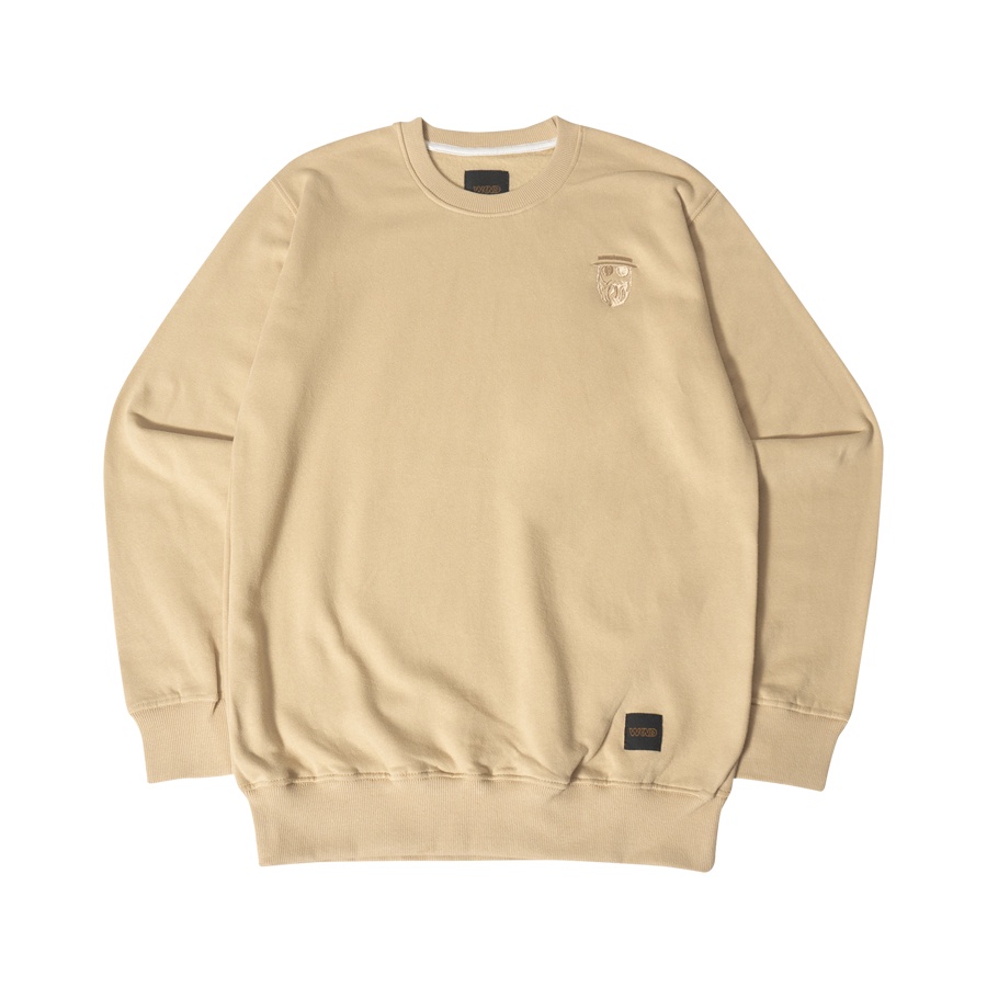 Jual Wknd crewneck sweater halo cream 1131 | Shopee Indonesia