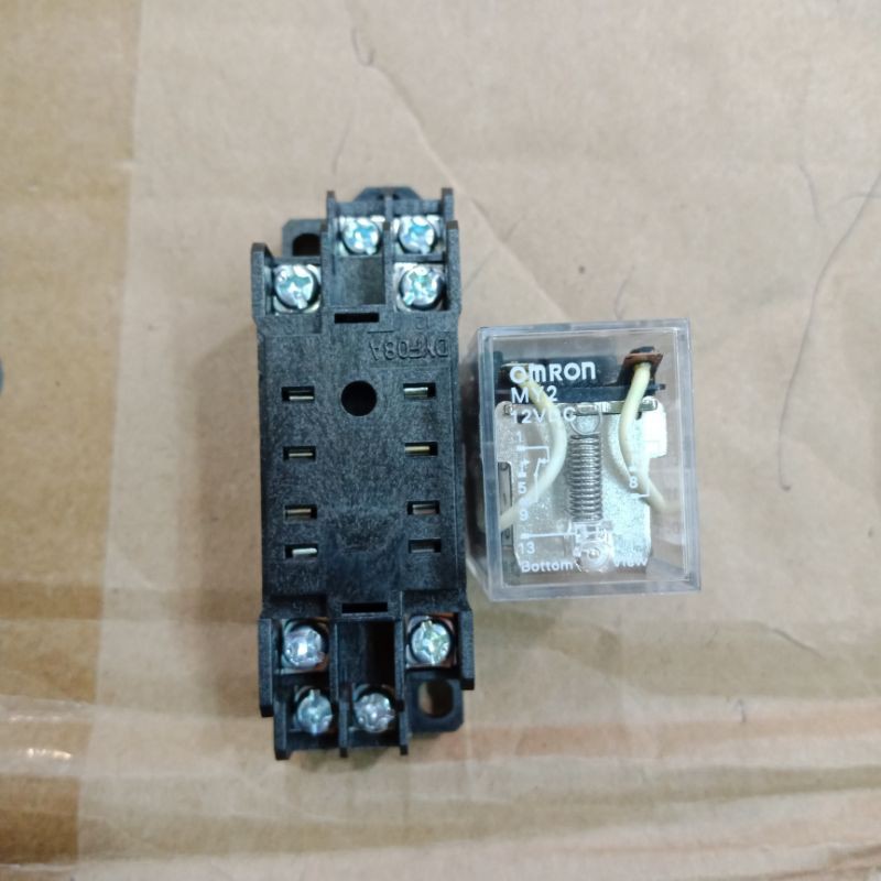 Jual relay MY2 12VDC omron tanpa socket | Shopee Indonesia