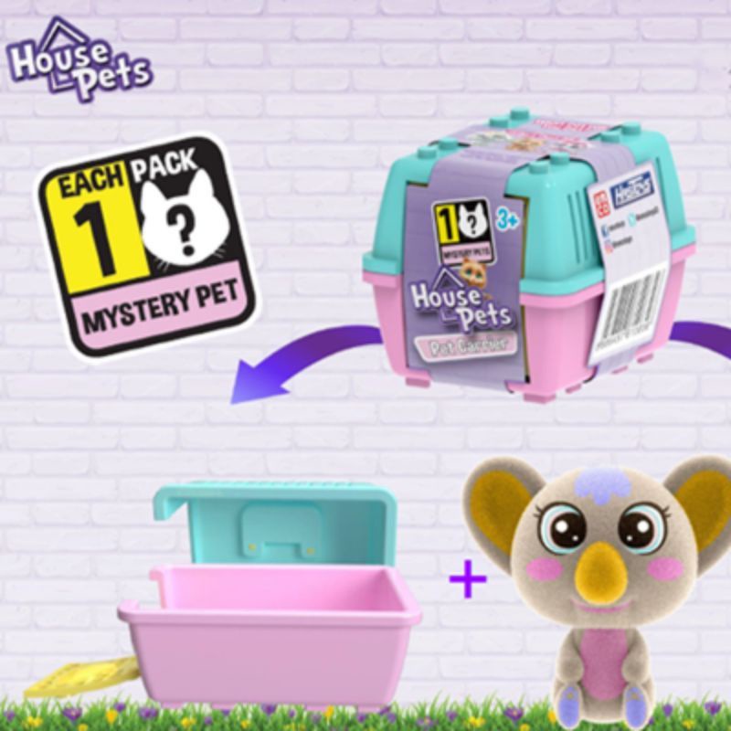 Jual Mainan Pet Shop House Pets Series 2 Pet Carrier Emco | Shopee ...