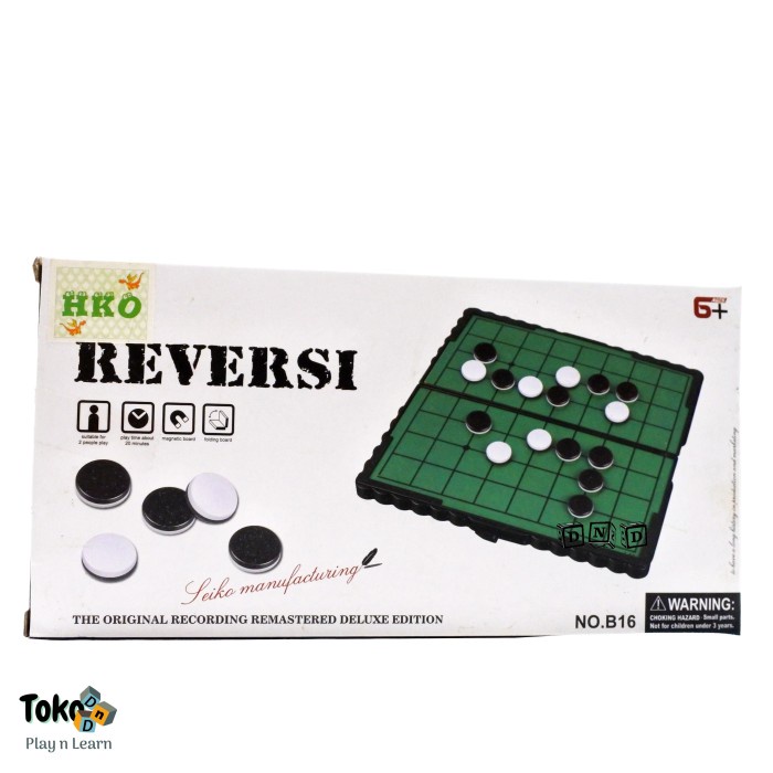Jual Mainan Keluarga Permainan Papan Magnet Reversi Othello Portable ...
