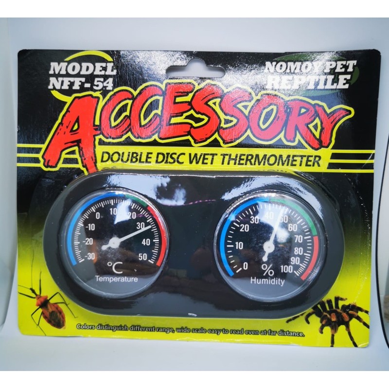 Jual Double Disc Wet Thermometer Hygrothermogragh thermometer Suku ...