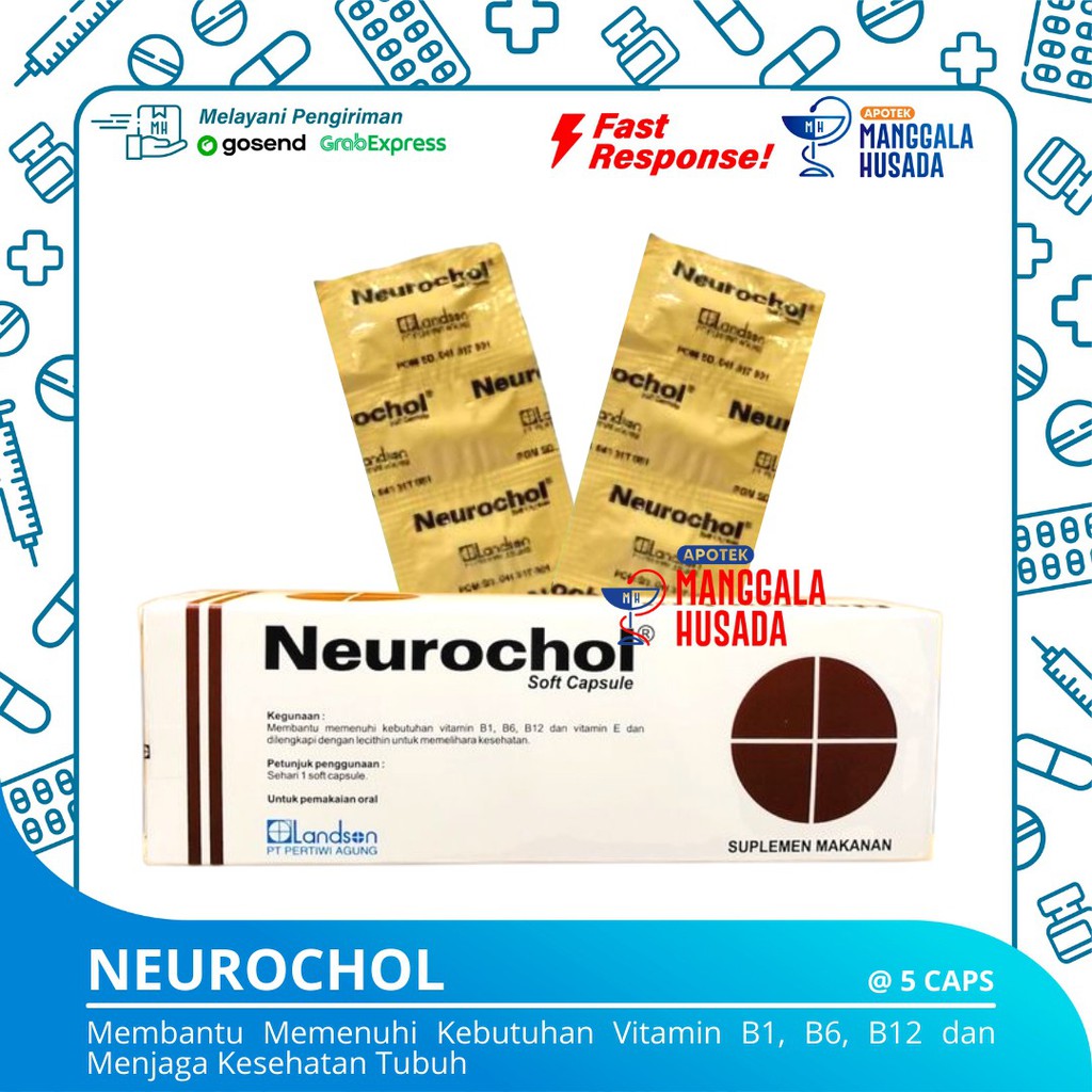 Jual NEUROCHOL PERSTRIP @ 5 KAPSUL | Shopee Indonesia