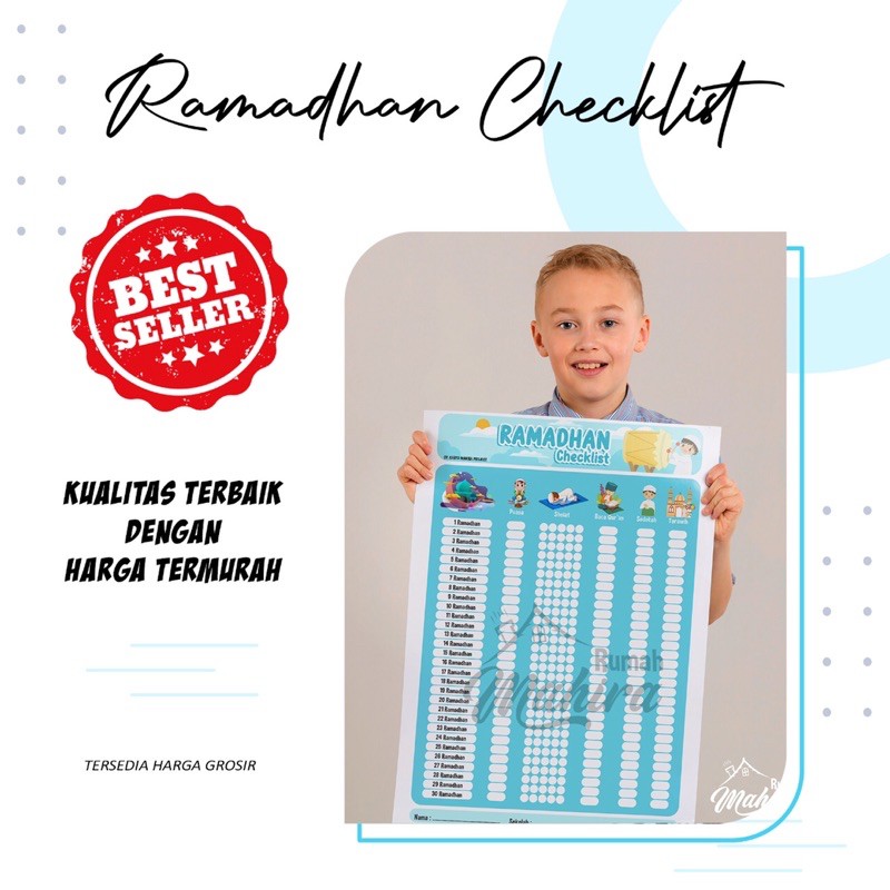 Jual POSTER CHECKLIST RAMADHAN | Shopee Indonesia