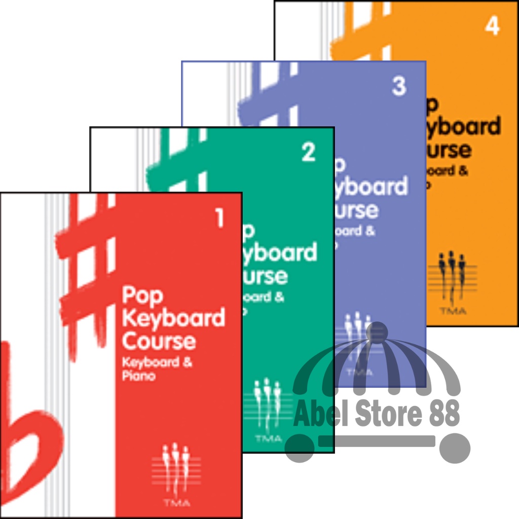 Jual Tritone Pop Keyboard Course Book 1/2/3/4 - Buku Belajar Keyboard Piano Pemula | Shopee ...