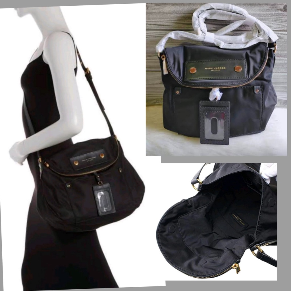 Jual Tas Marc Jacobs Preppy Nylon Black Large New Original | Shopee ...