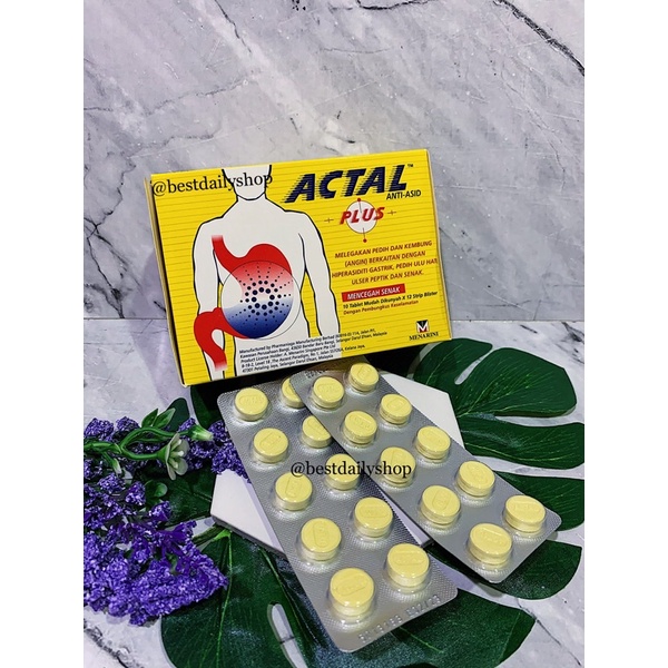 Jual ACTAL PLUS ANTI-ASID | OBAT LAMBUNG | Shopee Indonesia