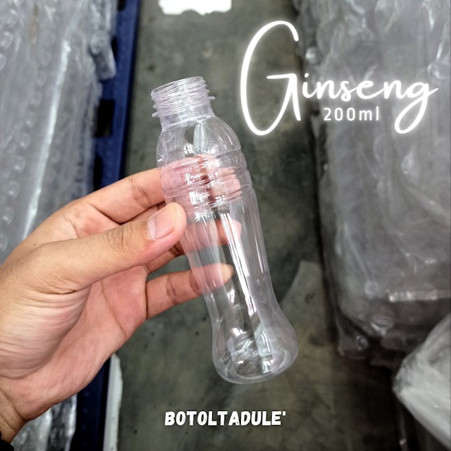 Jual Botol Plastik Ginseng 200ml / Botol Ginseng 200ml / Botol Plastik ...