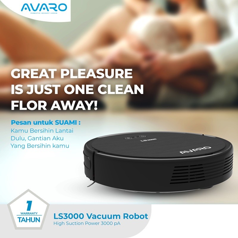 Jual Robot Vacuum Cleaner Avaro LS3000 Robot Vacuum Cleaner Vacum Cleaner Vaccum Cleaner Vacum ...