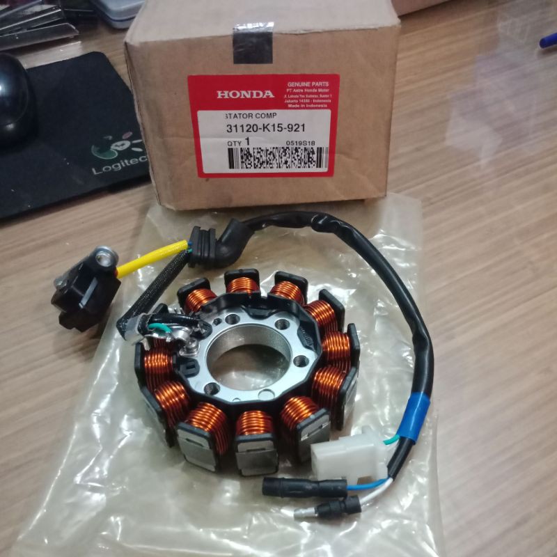 Jual SPUL SPULL ASSY STATOR COMP K15 CB 150 R CB150R STREETFIRE NEW LED ...