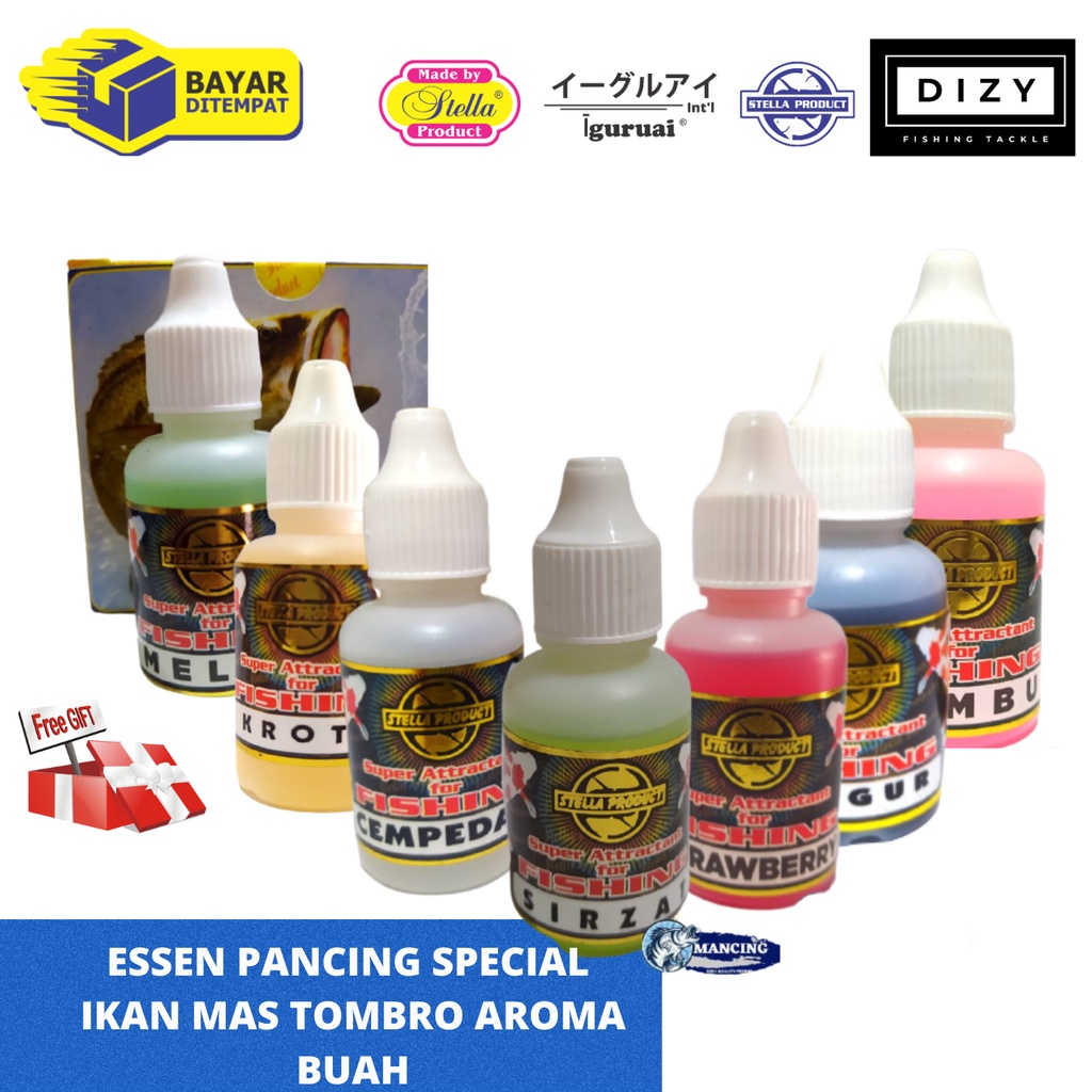 Jual Mancing Essen Pancing Ikan Mas Tombro Aroma Kroto Dan Buah Stella ...