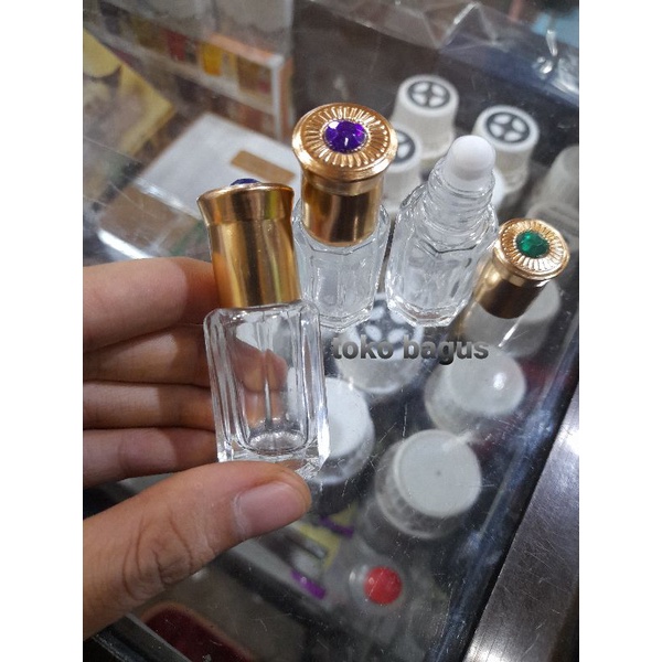 Jual botol isi ulang 6 ml permata roll on / ulir | Shopee Indonesia