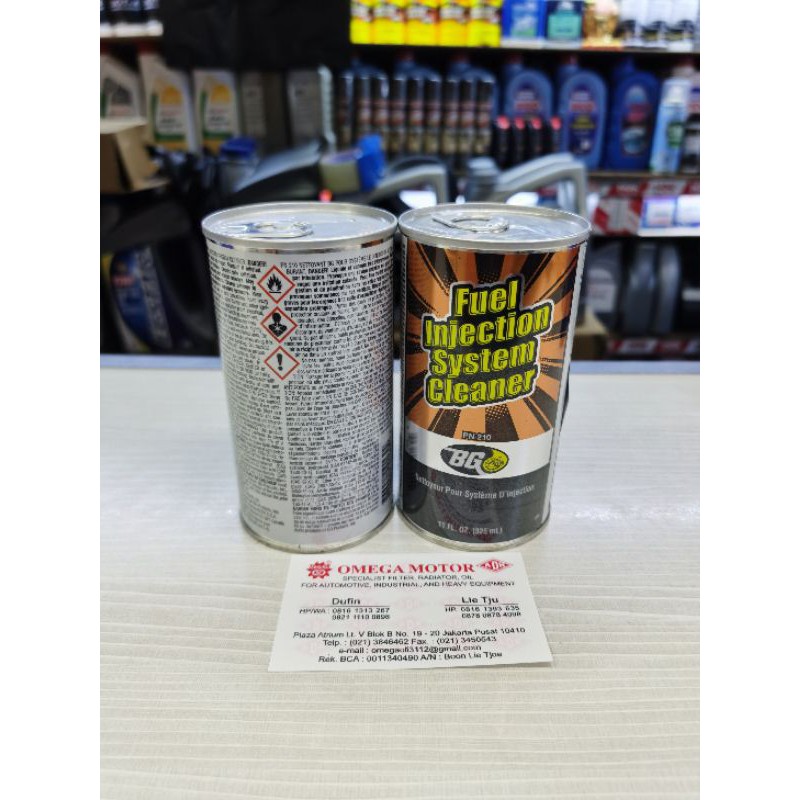 Jual bg fuel injection system cleaner 350ml (original asli 100% ...