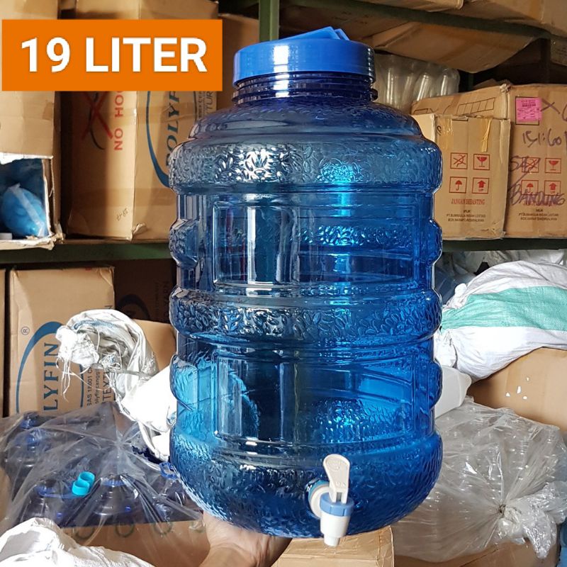 Jual GALON 19 LITER/ GALON DISPENSER KERAN/ GALON BESAR 19 LITER | Shopee Indonesia