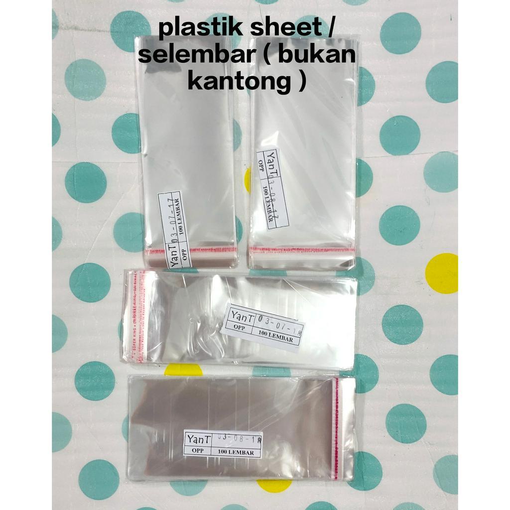 Jual Plastik OPP selembar / sheet / plastik dadar gulung - risoles one ...