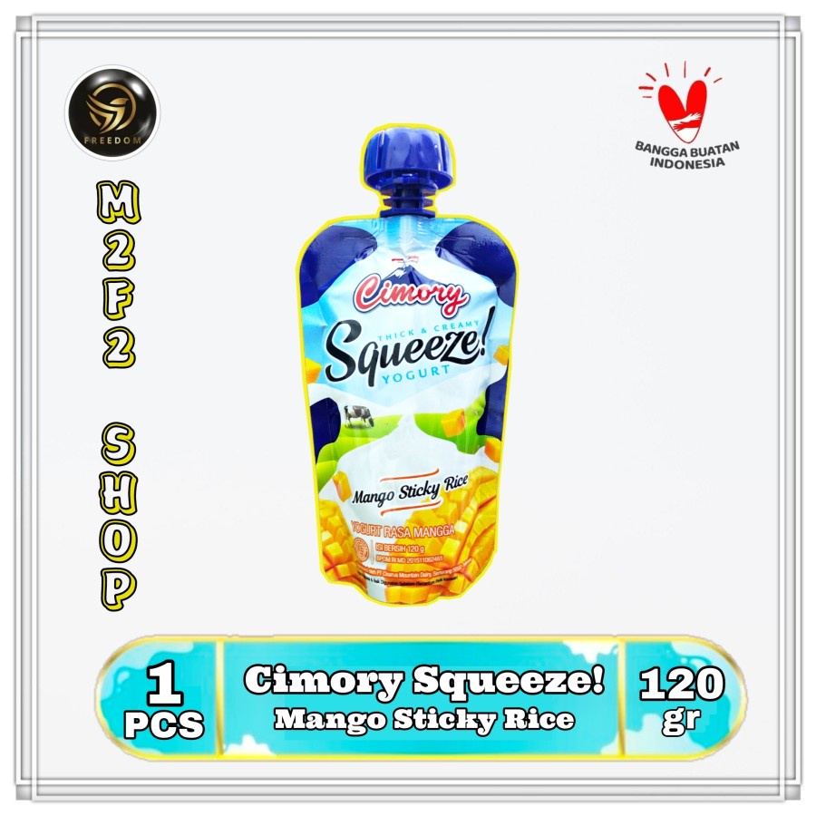 Jual Yogurt Cimory Squeeze Mango Sticky Rice | Mangga 120 gr (Kemasan ...