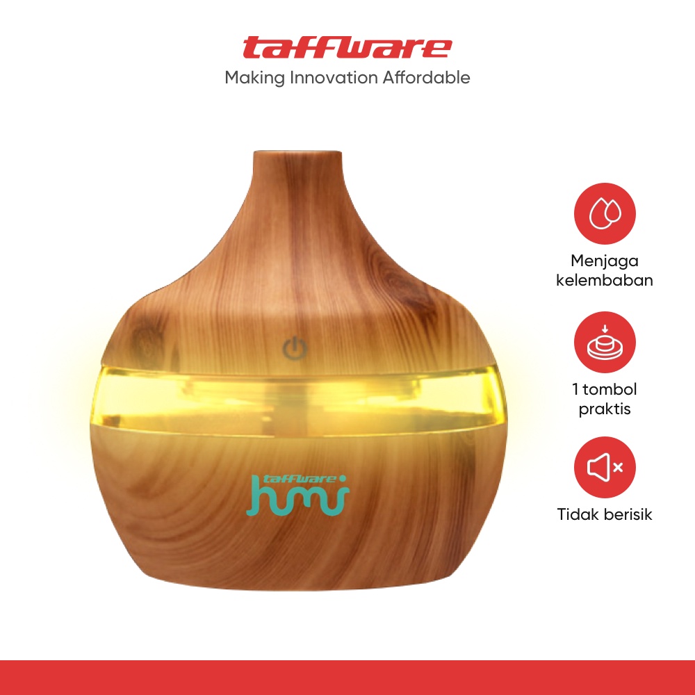 Jual Taffware Air Humidifier Ultrasonic Aromatherapy Oil Diffuser 300ml ...