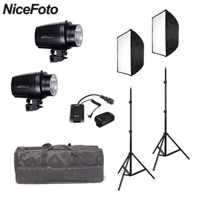 Jual Paket Lampu Studio NiceFoto Mini Studio Flash GY-150 | Shopee Indonesia