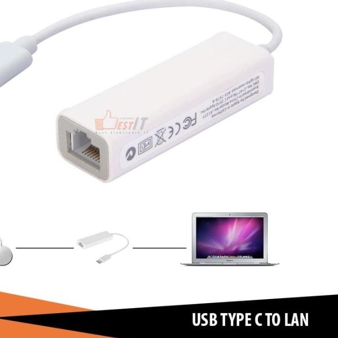 Jual kabel converter usb type c to lan ethernet RJ45 | Shopee Indonesia