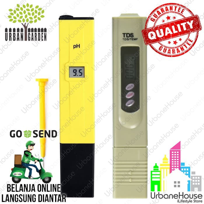 Jual Paket pH meter ATC dan TDS Meter High Quality Hidroponik Alat ukur AIR hp132 | Shopee Indonesia