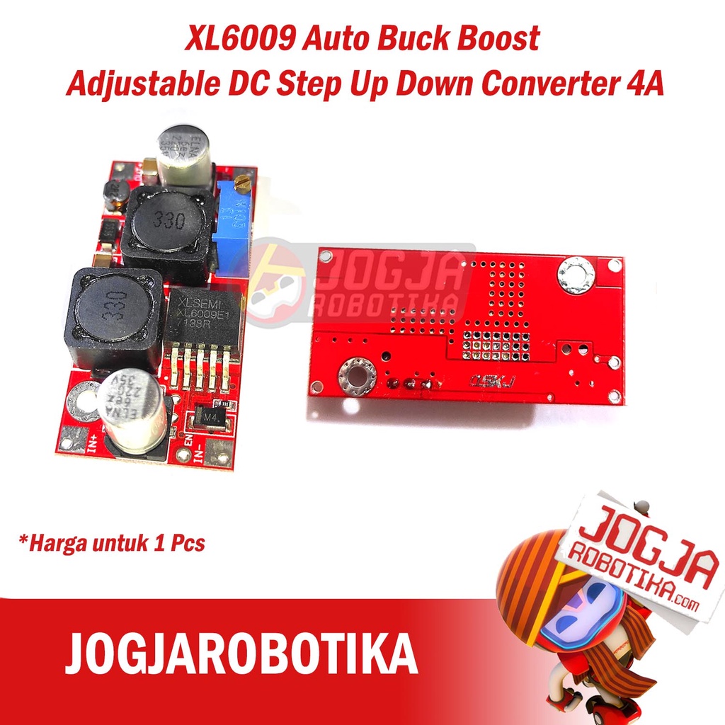 Jual XL6009 Auto Buck Boost Adjustable DC-DC Step Up Down Converter 4A | Shopee Indonesia