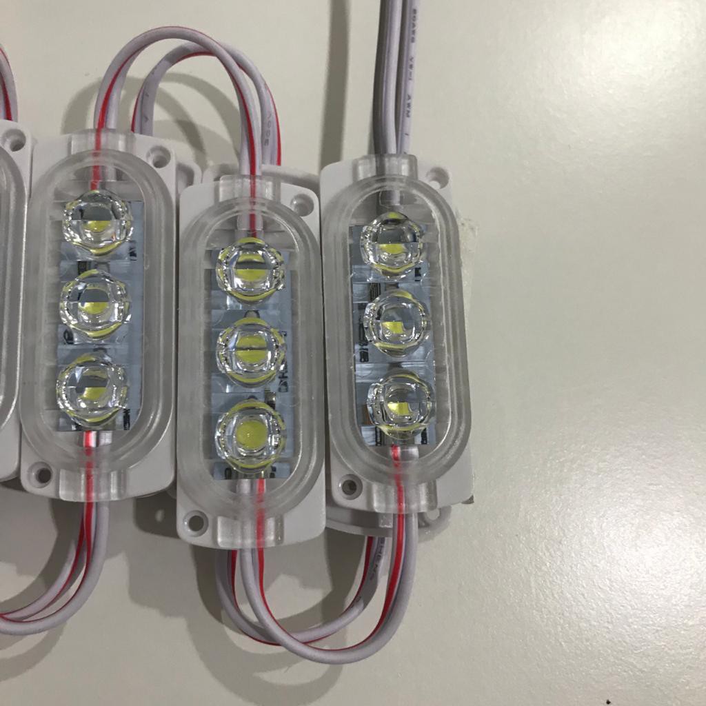 Jual Lampu LED Ultrasonic 3 Mata 24 Volt (1x3) / LED Modul Ultrasonic ...