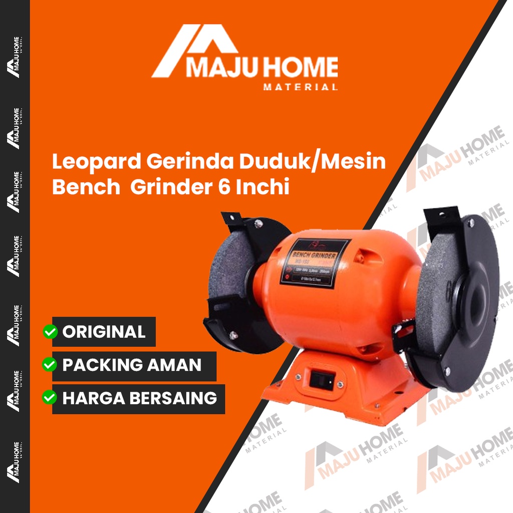 Jual Leopard Gerinda Duduk/Mesin Bench Grinder 6 Inchi | Shopee Indonesia