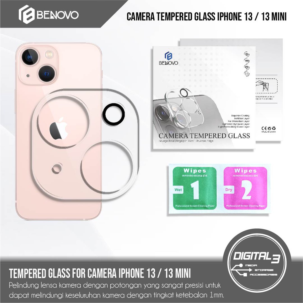 Jual Benovo Tempered Glass Camera Iphone 13 (6.1) / 13 Mini Lensa ...