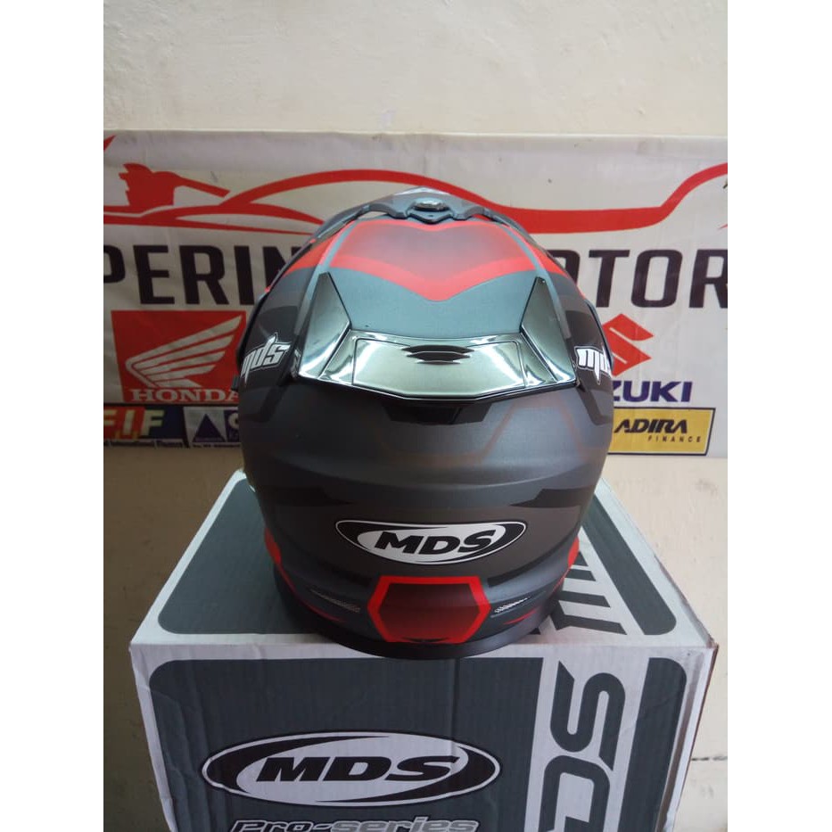 Jual HELM FULL FACE MDS SUPERMOTO SUPER PRO AGRESSIVE CROSSER | Shopee ...