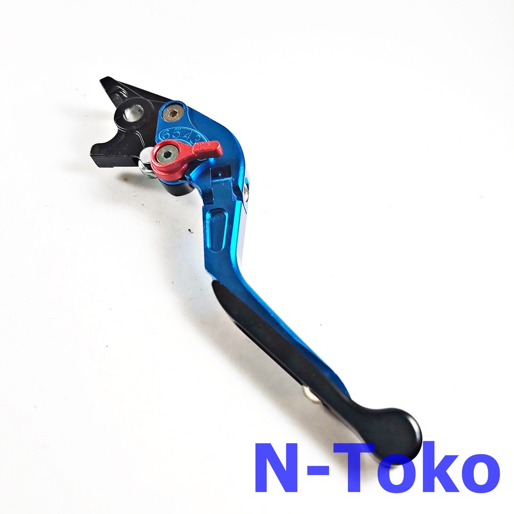 Jual Handle Rem Motor Biru Honda Supra X Revo Shogun Lipat Full CNC ...