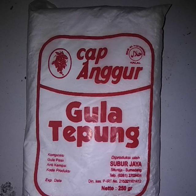 Jual Gula tepung cap anggur 250gr | Shopee Indonesia