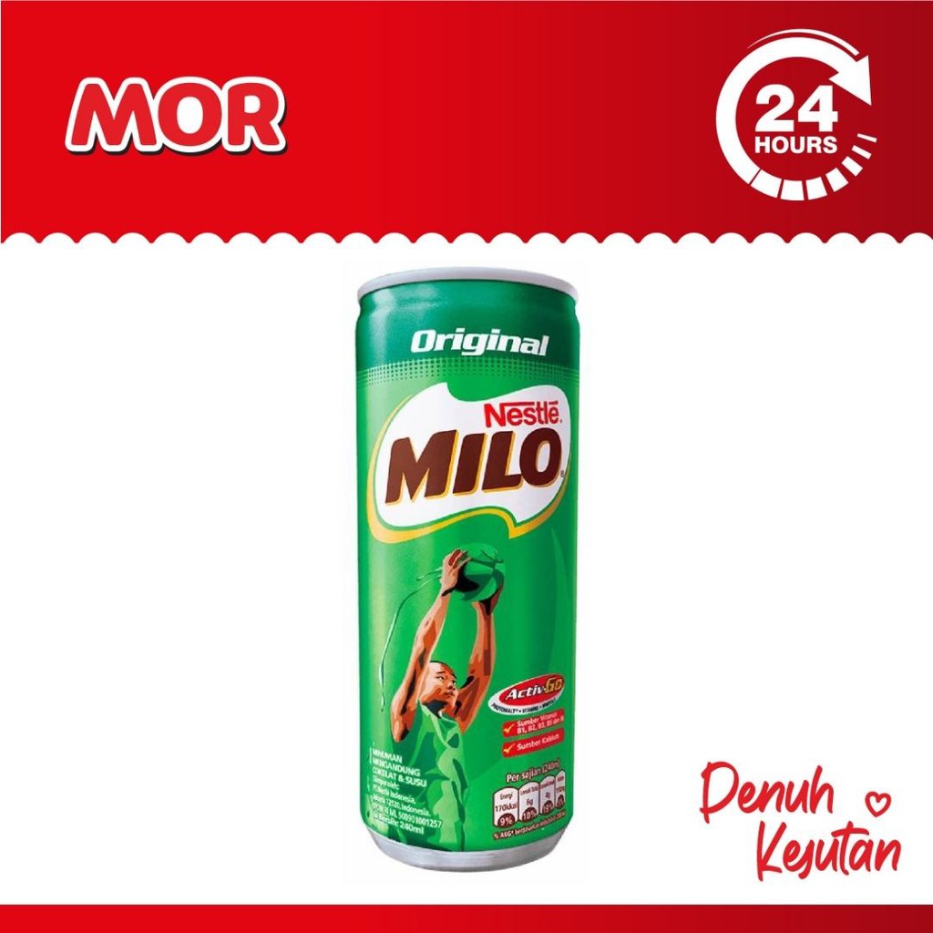 Jual MILO Susu Coklat Original Klg 240 ml | Shopee Indonesia