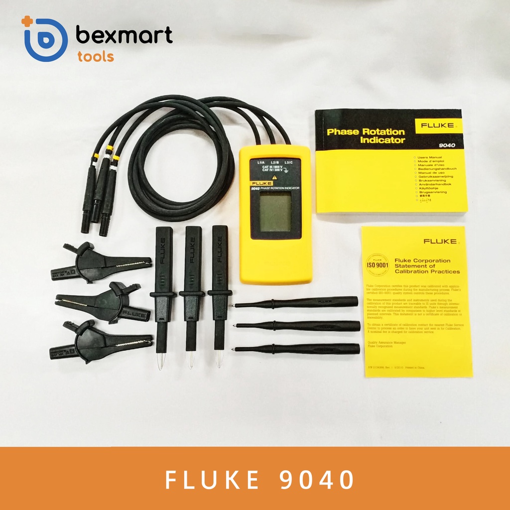 Jual FLUKE 9040 Phase Rotation Sequence Checker 3 Phase | Shopee Indonesia