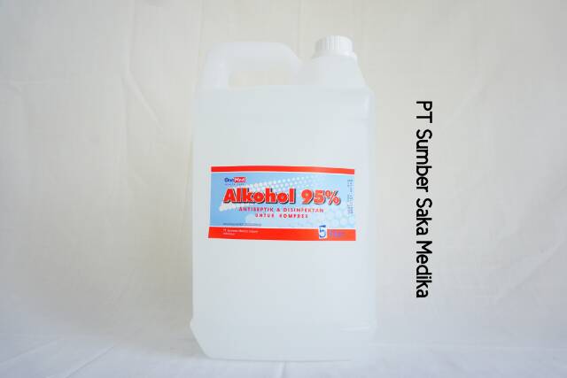 Jual Alkohol Alcohol 95% ONEMED 5 Liter / 5 Lt Antiseptik Dan ...