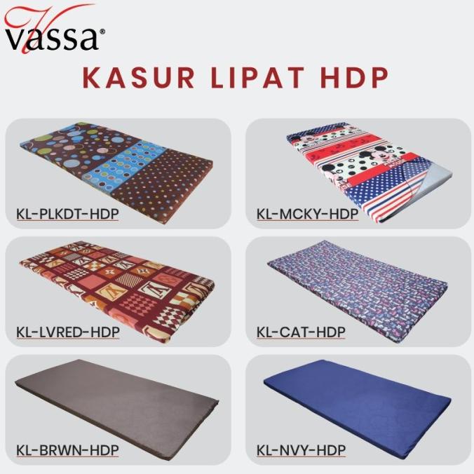Jual kasur lipat hdp / hdp dacron / bukan busa | Shopee Indonesia