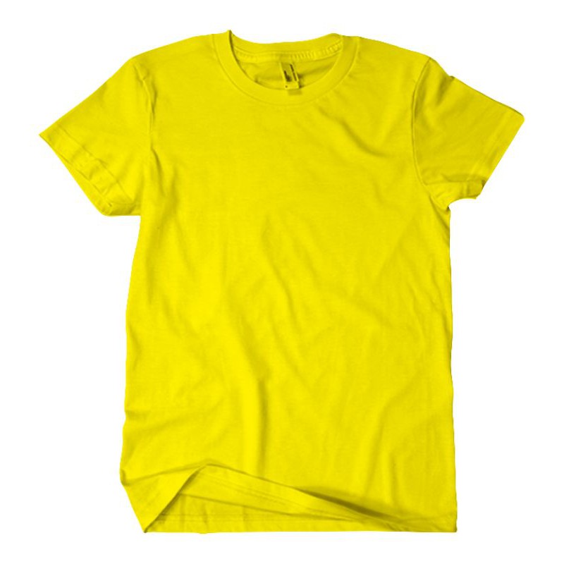 Jual kaos polos combed 24s (Kuning Lemon) | Shopee Indonesia