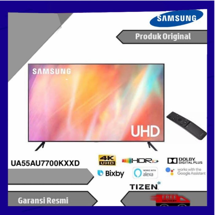 Jual SAMSUNG TV LED UA43AU7700-SMART TV LED 43 INCH CRYSTAL UHD 4k ...
