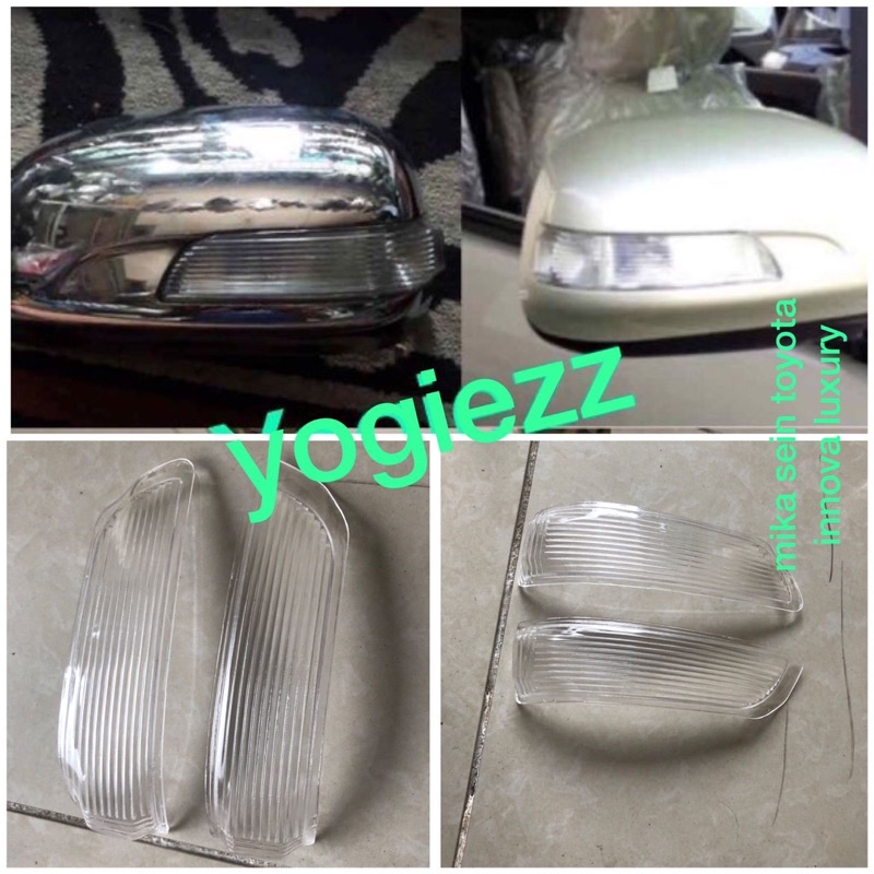 Jual mika sein spion toyota innova luxury penutup lampu spion sein ...