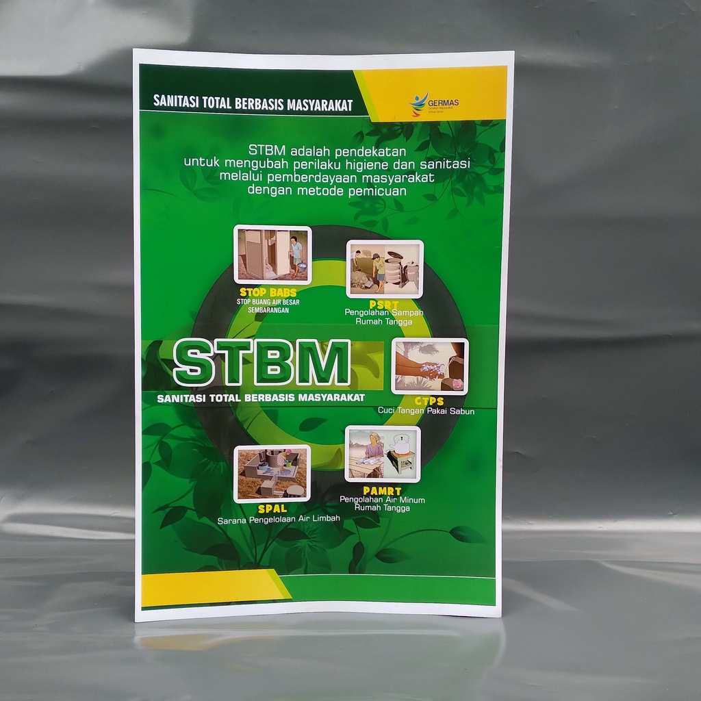 Jual Poster STMB : Sanitasi Total Berbasis Masyarakat | Shopee Indonesia