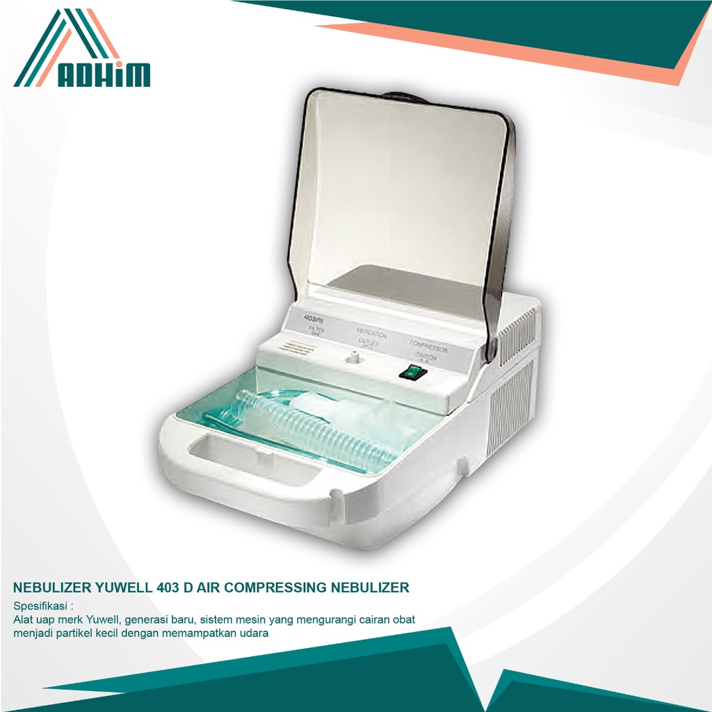 Jual Nebulizer Yuwell 403 C Air Compressing Nebulizer Alat uap | Shopee ...
