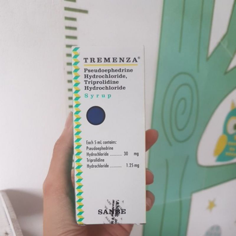 Jual TREMENZA SIRUP 60 ml | obat pilek anak | Shopee Indonesia