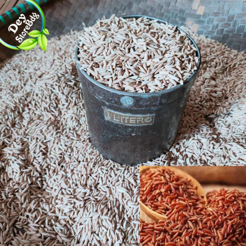 Jual gabah padi beras merah per 1 liter | Shopee Indonesia