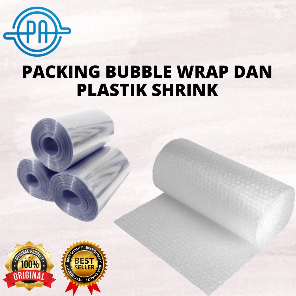 Jual PACKING BUBBLE WRAP ATAU PACKING PLASTIK SHRINK UNTUK PACKING ...