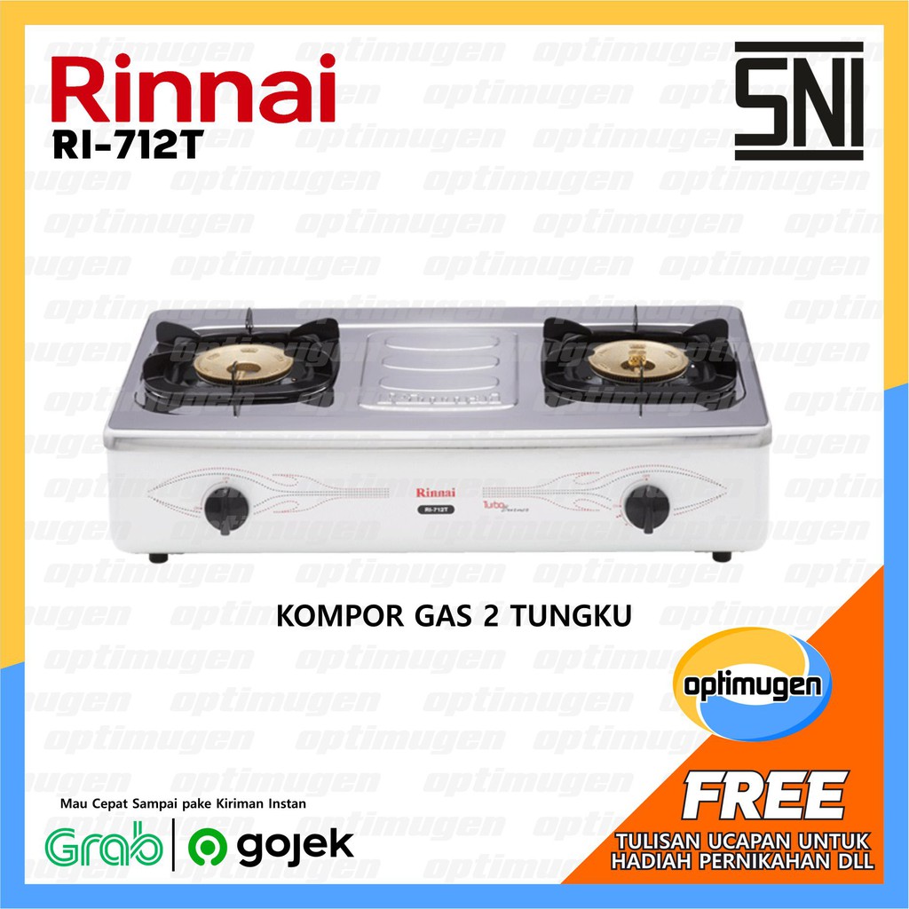 Jual Kompor Rinnai RI 712T Khusus Go send | Shopee Indonesia