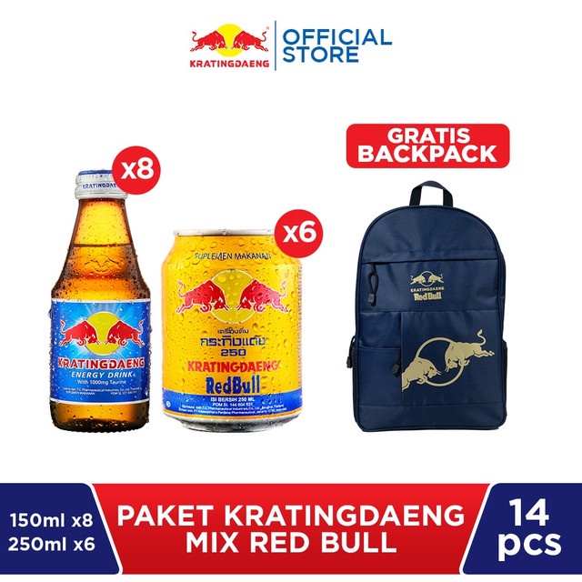 Jual Paket Red Bull (Free Backpack) | Shopee Indonesia