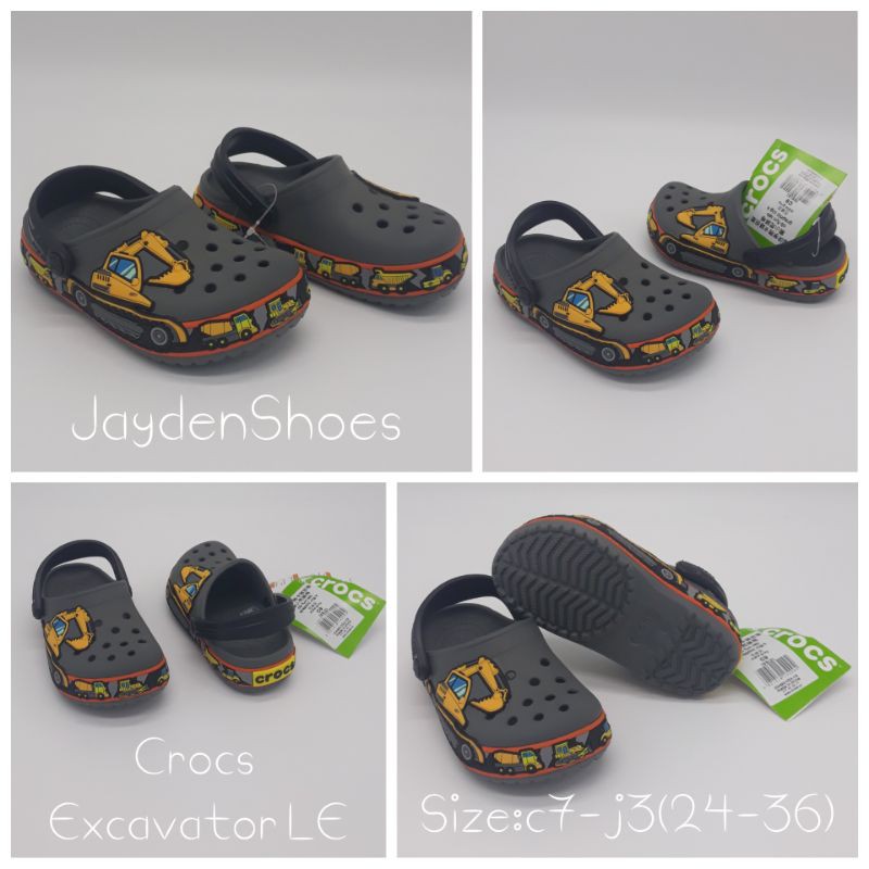 Jual New!!Sandal anak laki" crocs excavator limited edition | Shopee ...