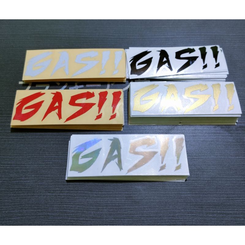 Jual Sticker GAS!!Stiker cutting | Shopee Indonesia
